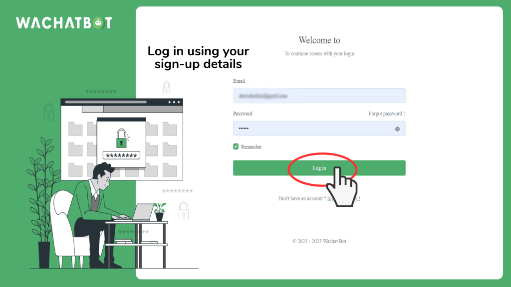 How to Sign Up to Wachat Bot? - BluChatBot- Blog
